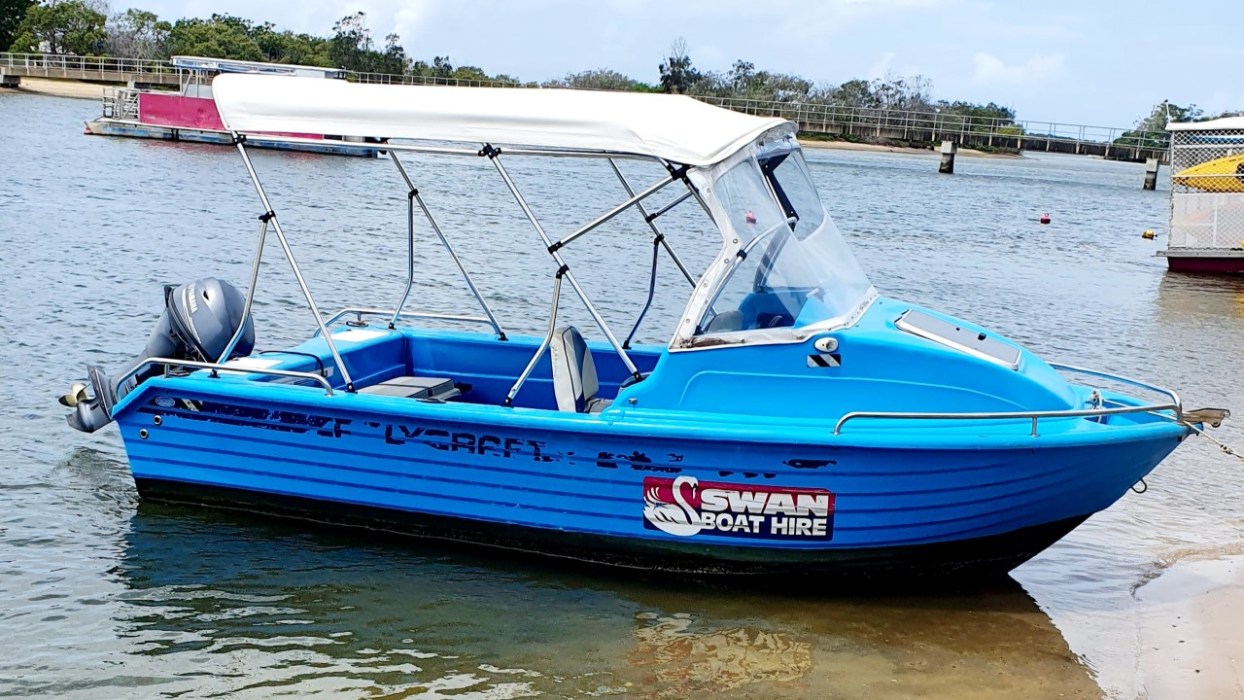 6 Seater Cuddy Cab Boat - Maroochydore, QLD | Swan Boat Hire