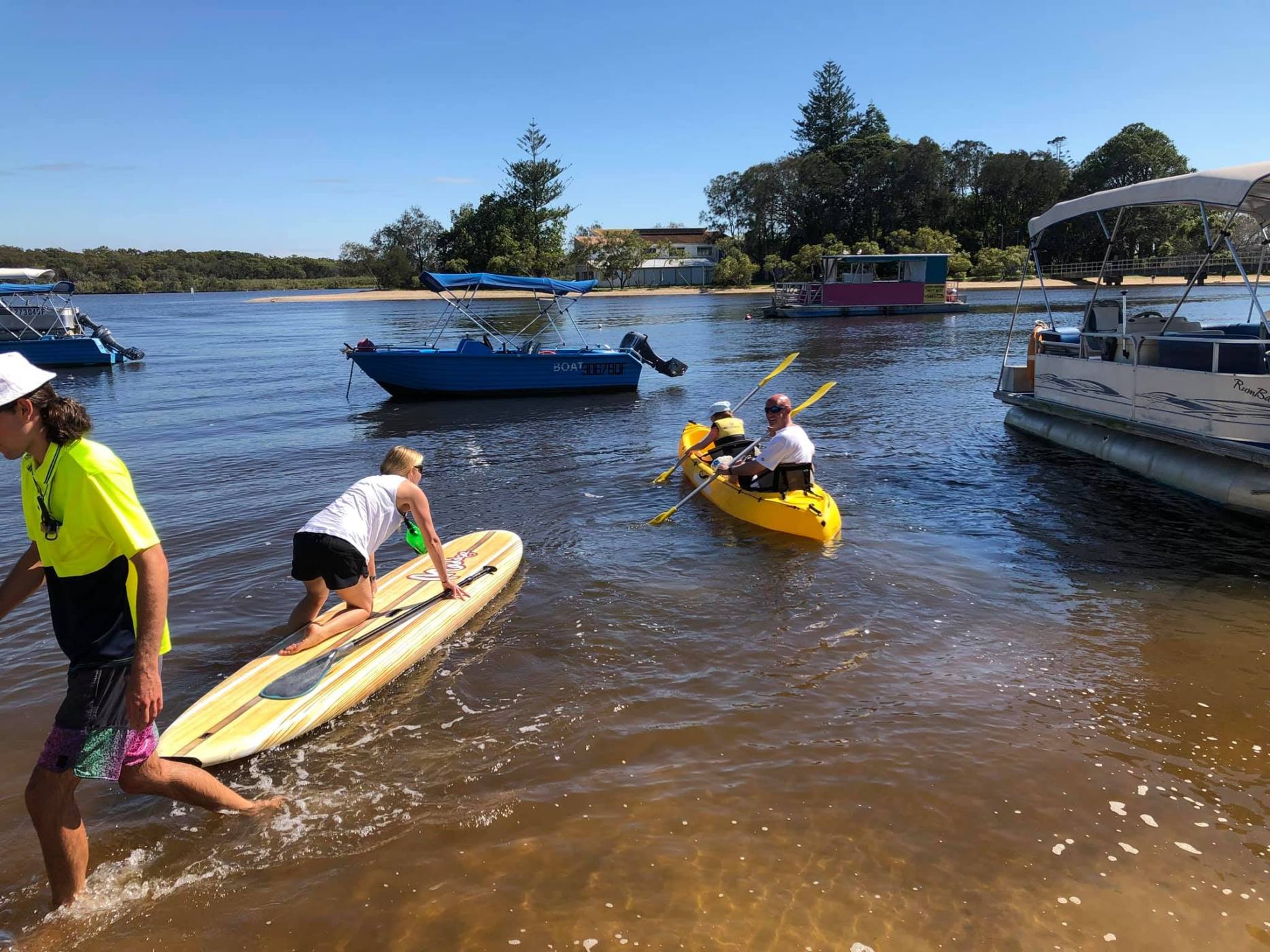 Paddle Types - Maroochydore, QLD | Swan Boat Hire